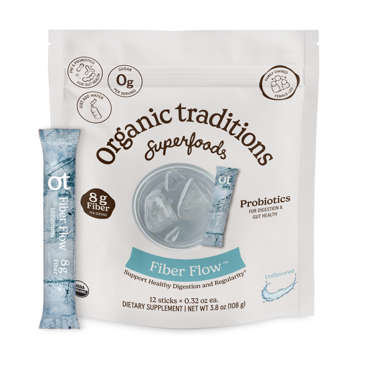 Fiber Flow Unflavored | Organic Traditions