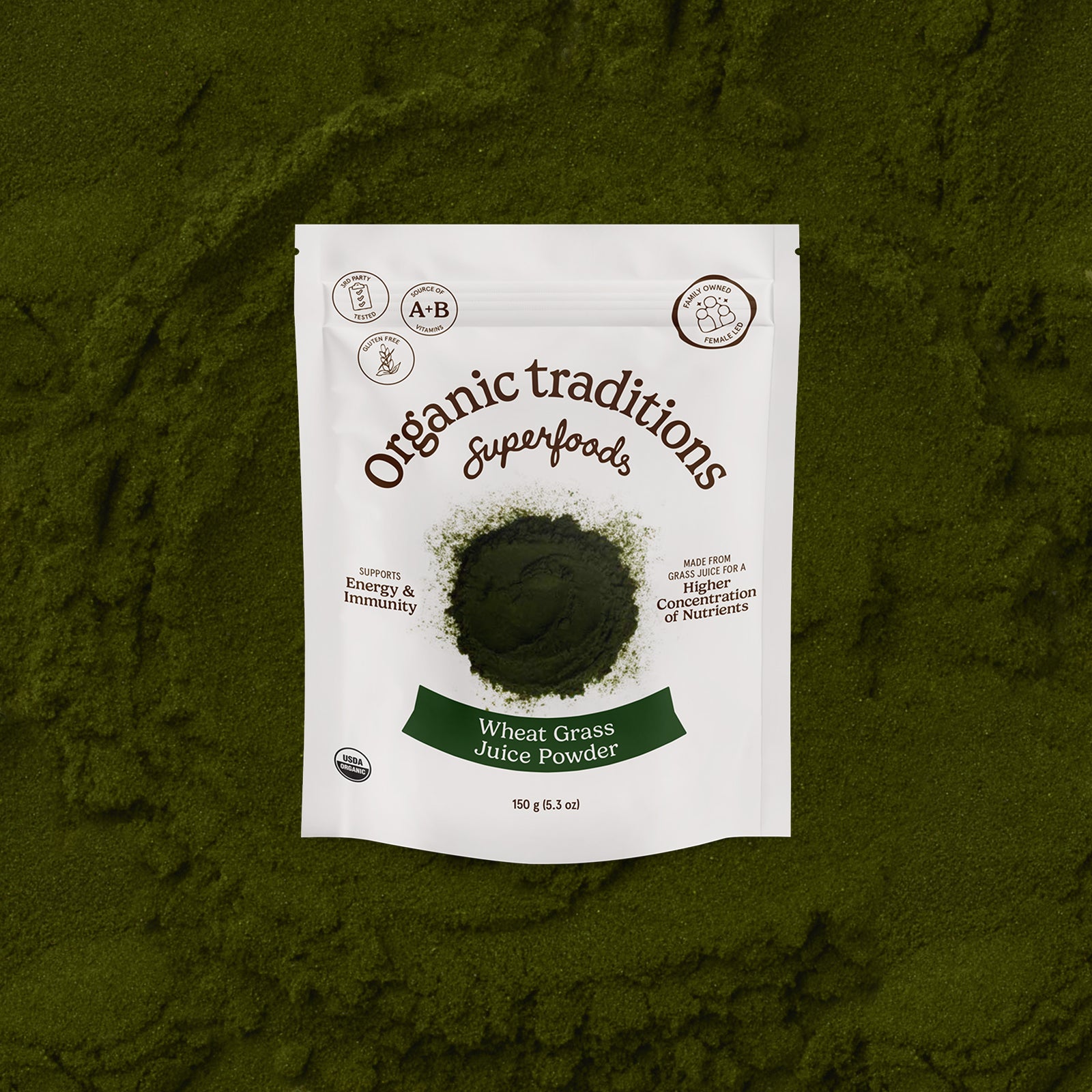Wheat Grass Juice Powder | Organic Traditions