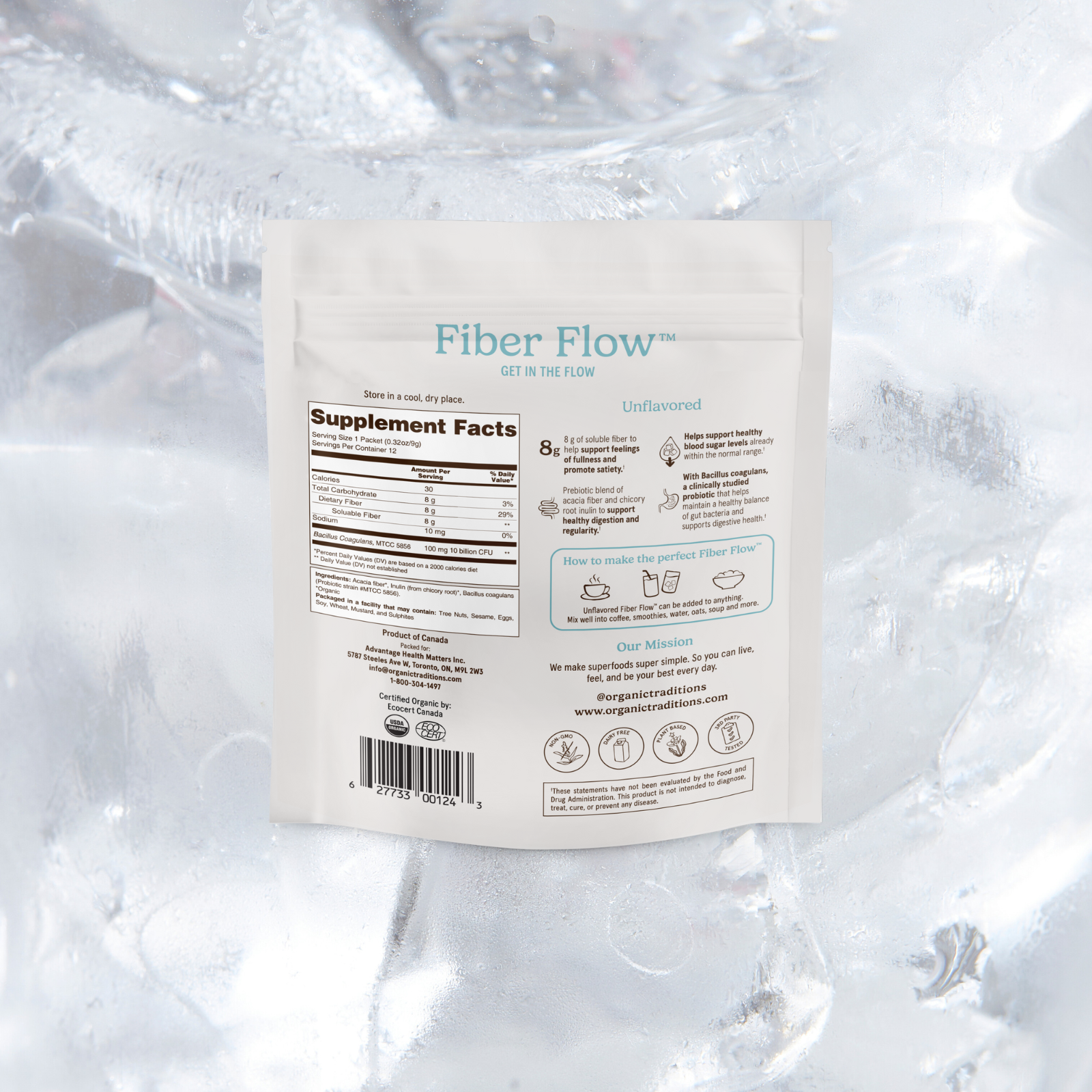 Fiber Flow Unflavored | Organic Traditions