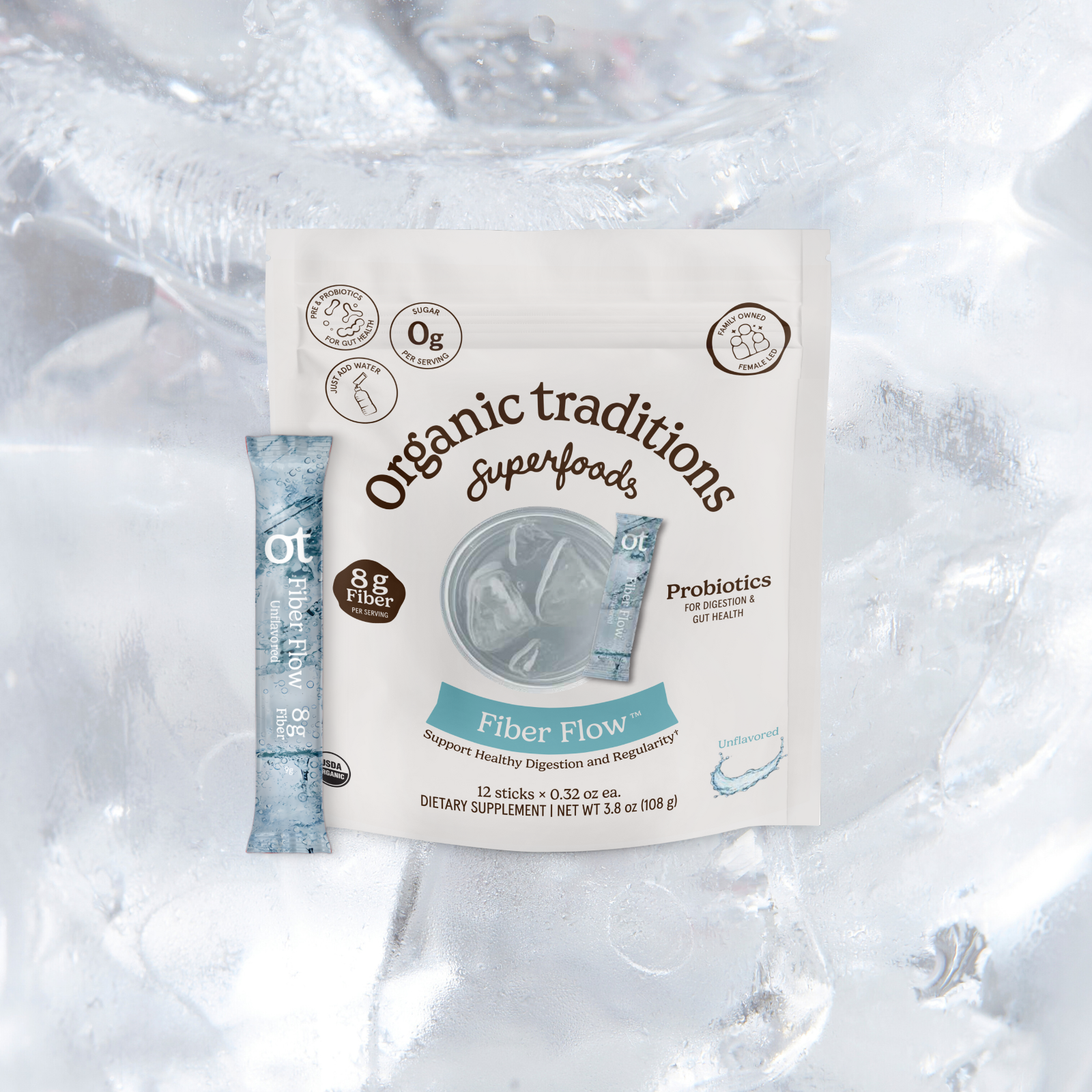 Fiber Flow Unflavored | Organic Traditions